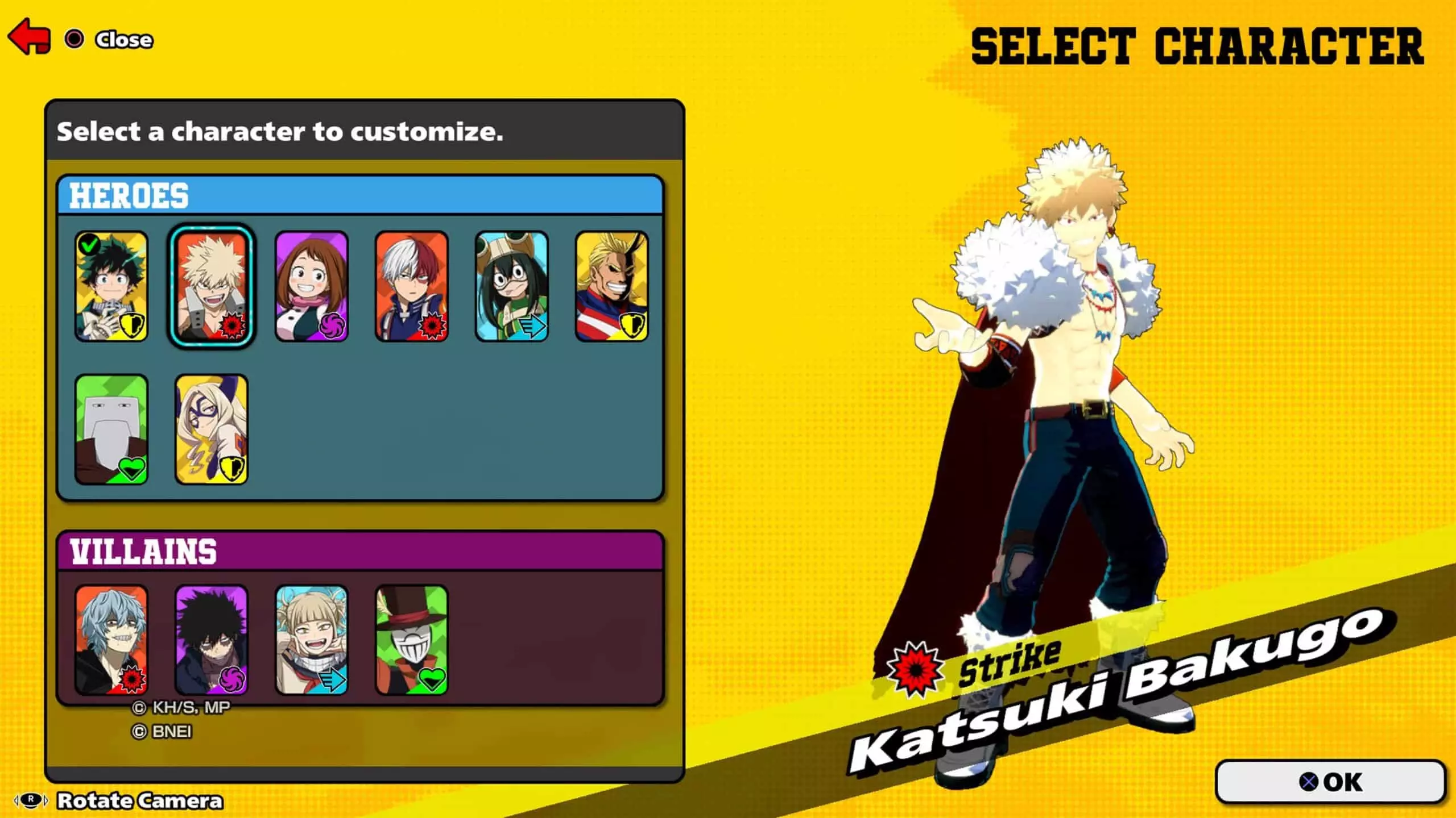 Full My Hero Ultra Rumble Roster - The Game Haus