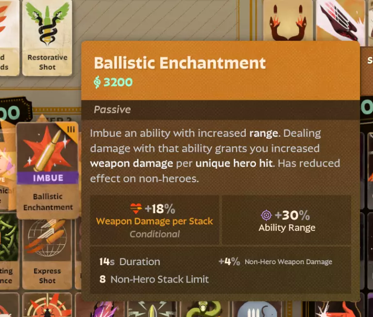 New Deadlock Items Breakdown | Ballistic Enchantment & Recharging Rush ...