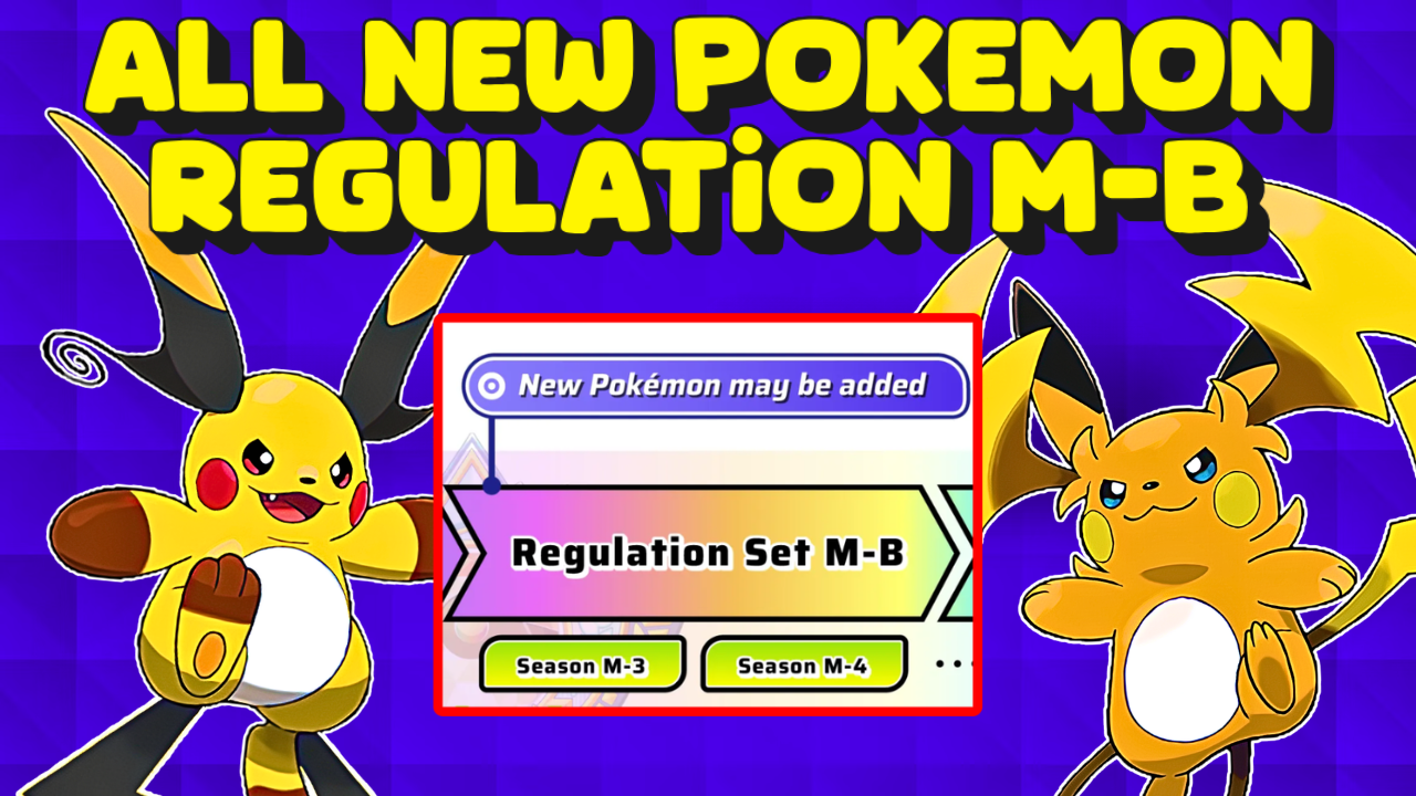 All New Pokemon in Pokemon Champions Regulation M-B - The Game Haus